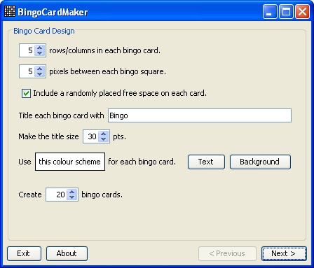 BingoCardMaker: Create Custom Image Bingo Cards